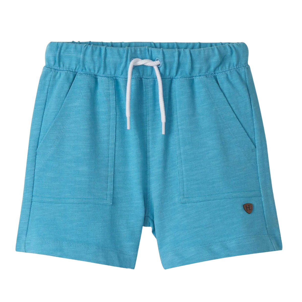 HATLEY AQUA BLUE RELAXED SHORTS – Juno Kid's Clothes