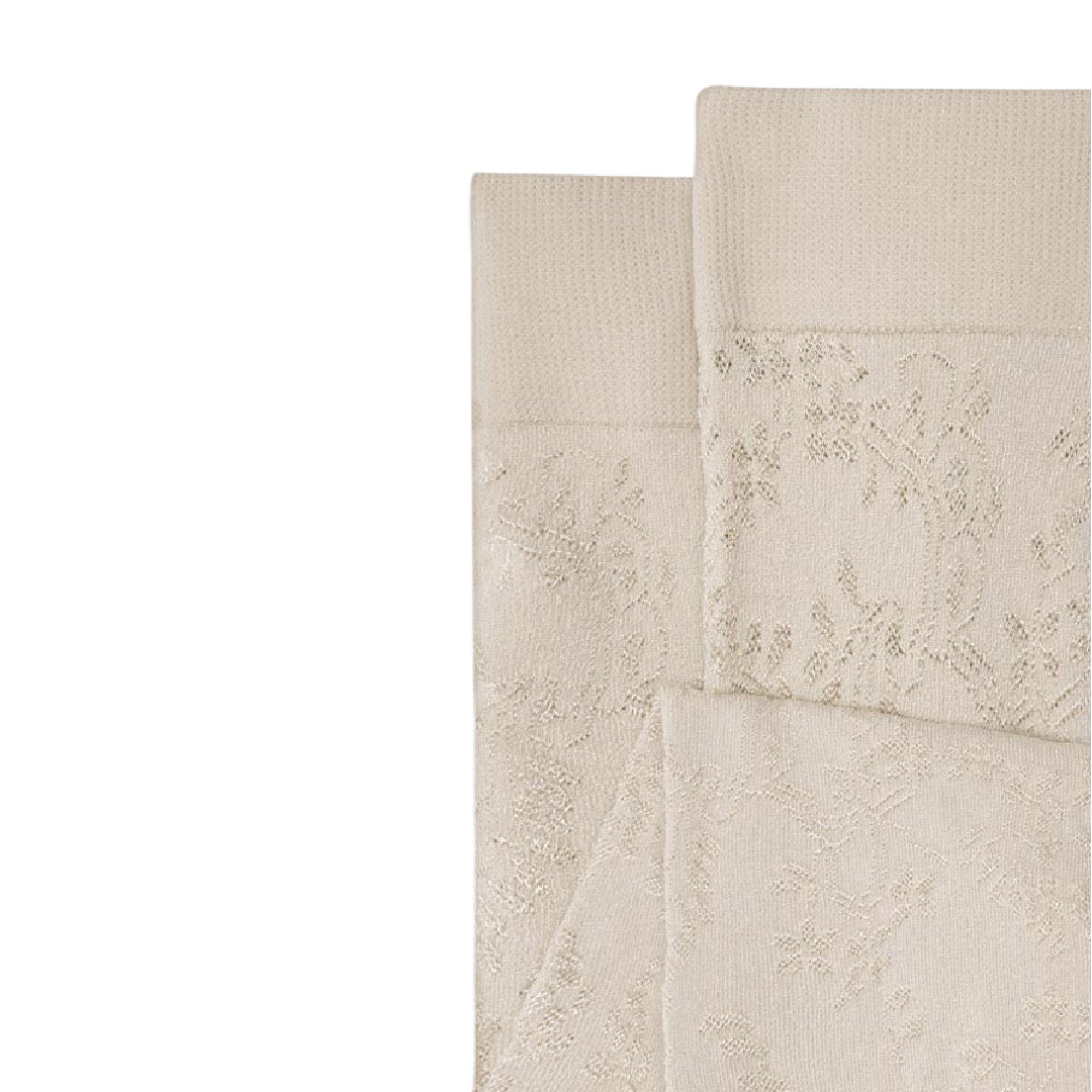 ABEL & LULA FLORAL TIGHTS - BEIGE – Juno Kid's Clothes