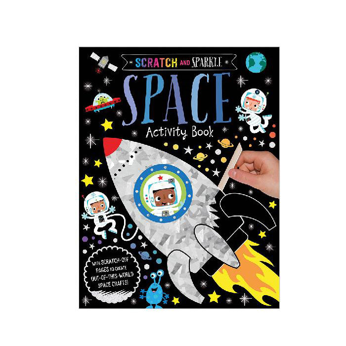 SCRATCH AND SPARKLE SPACE ACTIVITY BOOK – Juno Kid's Clothes